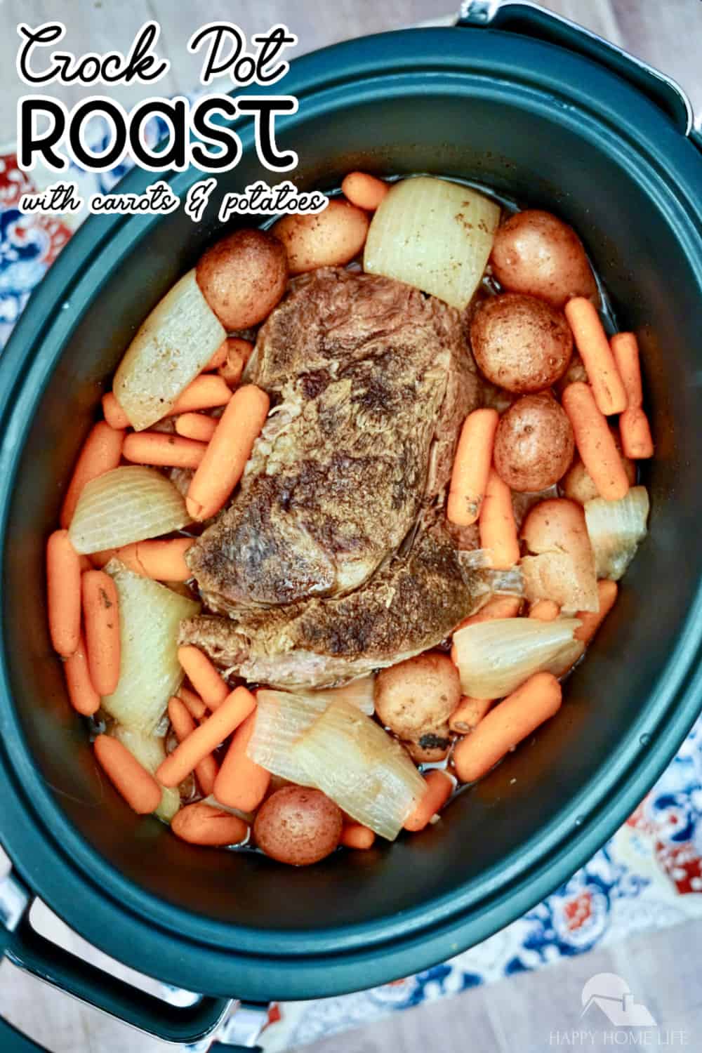 Rump Roast Crock Pot Recipe The Happy Home Life