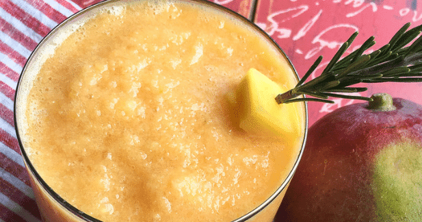 Frozen Mango Slushy - The Happy Home Life
