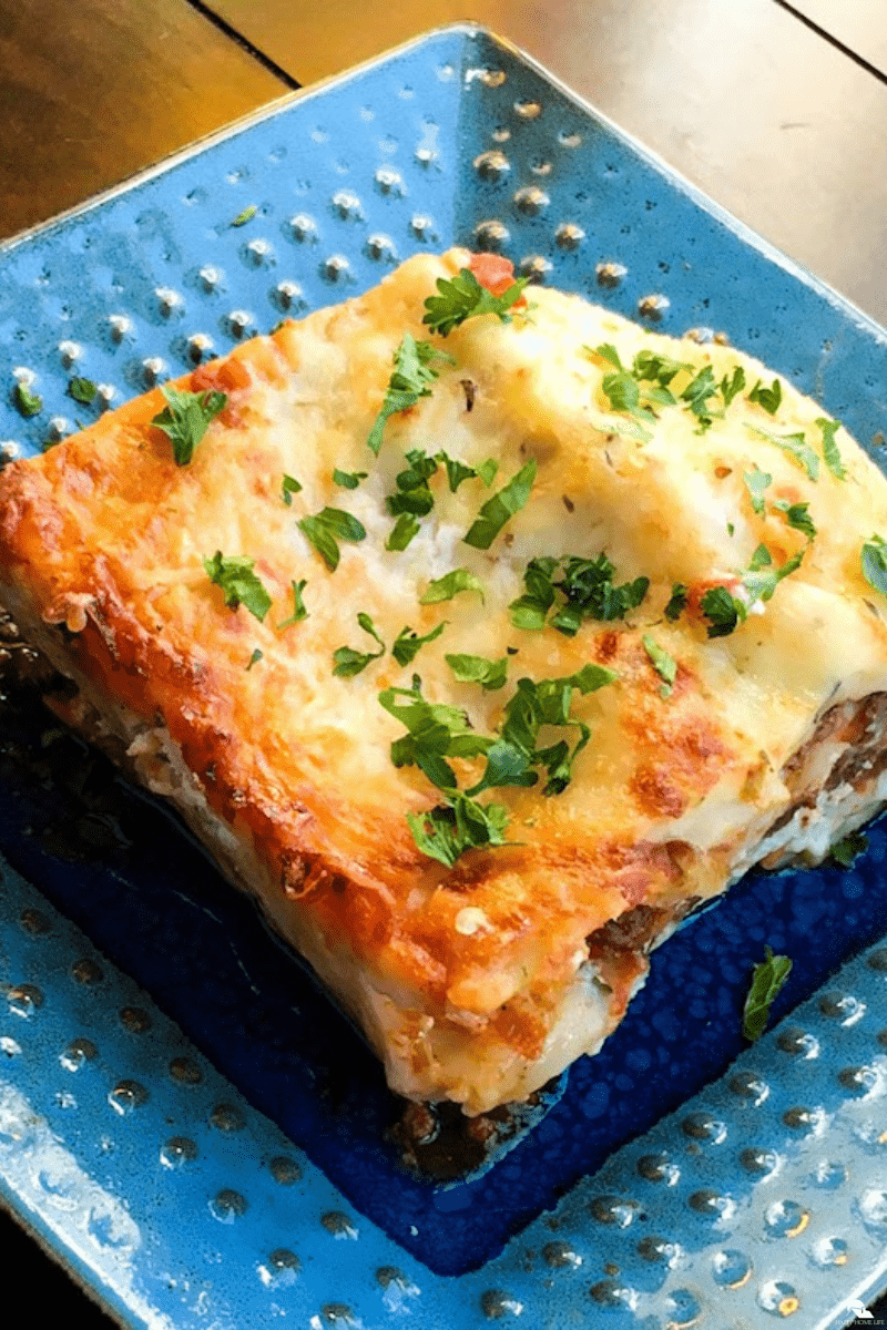 5-Cheese Meaty Lasagna - The Happy Home Life