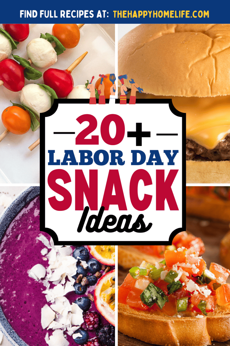 20 Labor Day Snack Ideas - The Happy Home Life