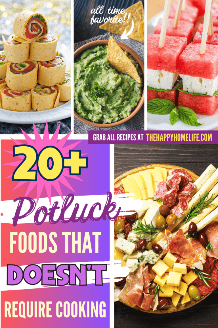 What Can I Bring to a Potluck that Doesn't Require Cooking? - The Happy ...