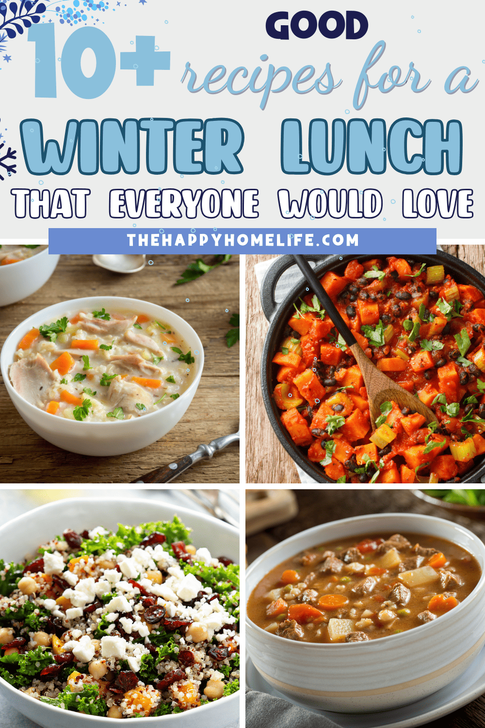 What is good for a winter lunch? - The Happy Home Life