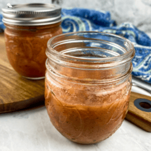 Savory Peach Compote - The Happy Home Life