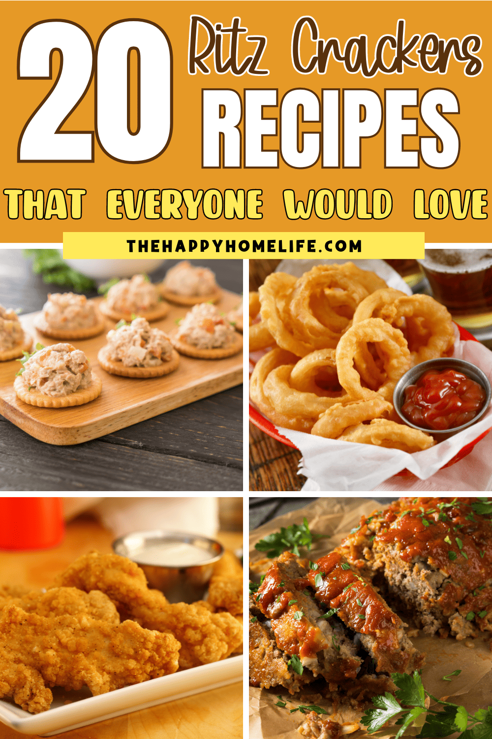 Recipes With Ritz Crackers - The Happy Home Life