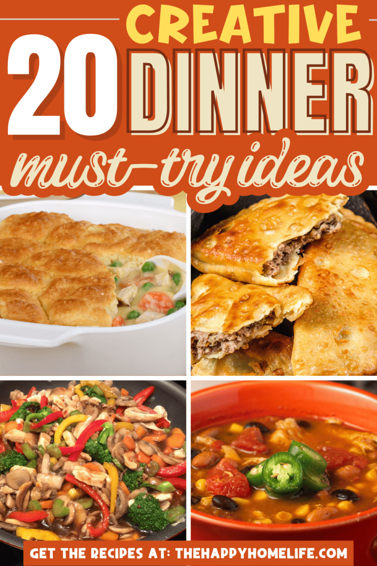 Creative Dinner Ideas - The Happy Home Life