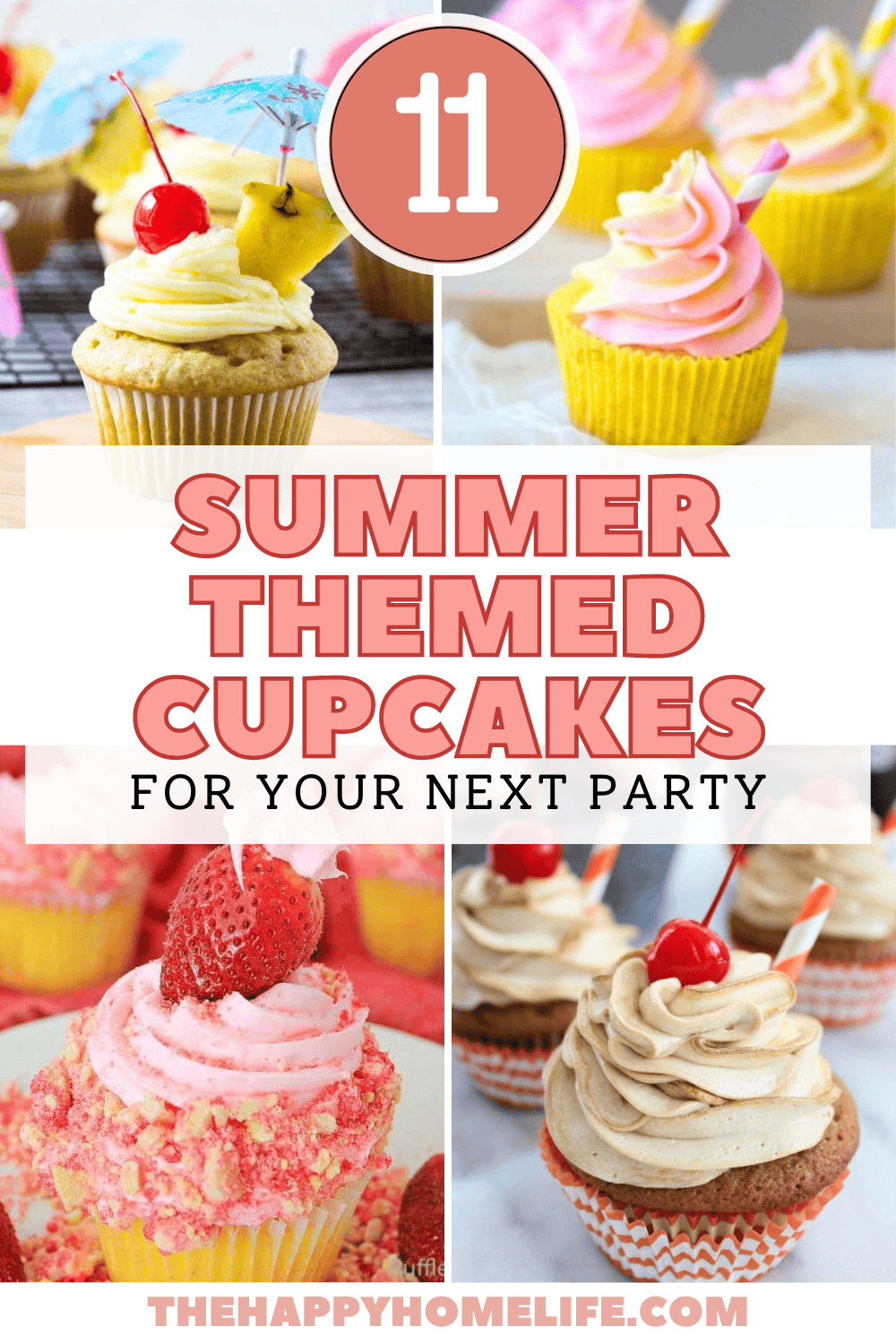 11 Sweet Summer Themed Cupcakes for Your Next Party